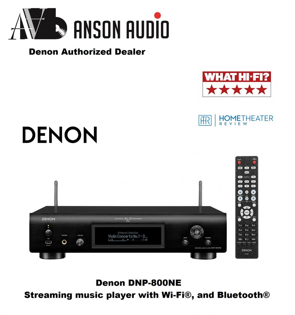 Denon DNP-800NE Streaming music player with Wi-Fi?, and Bluetooth ...