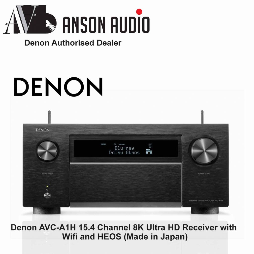 Denon AVC-A1H 15.4 Channel 8K Ultra HD Receiver with Wifi and HEOS ...